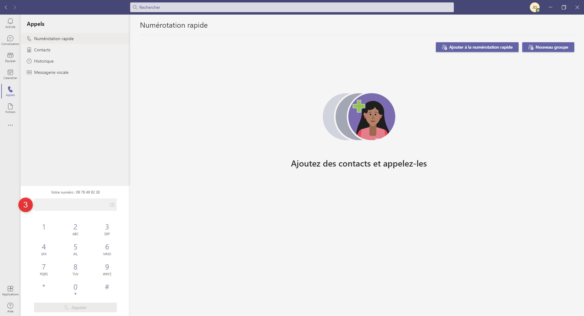 Traiter vos appels téléphoniques dans Teams - TeamsPhony